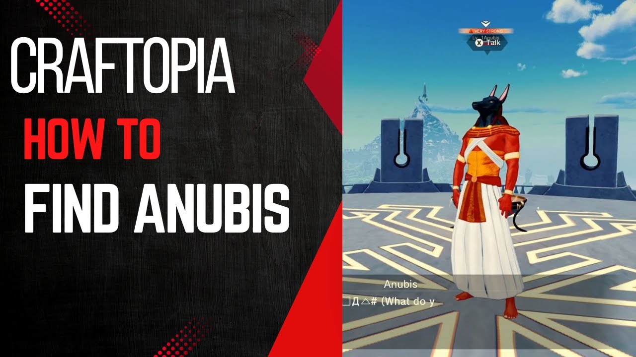 Craftopia - How To Find Anubis | Turn in Slate Of Growth and Soul Orbs ...