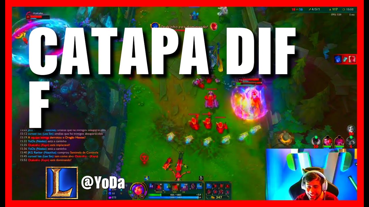 YODA - Catapa diff | LOL Clips - Familia LoL - YouTube