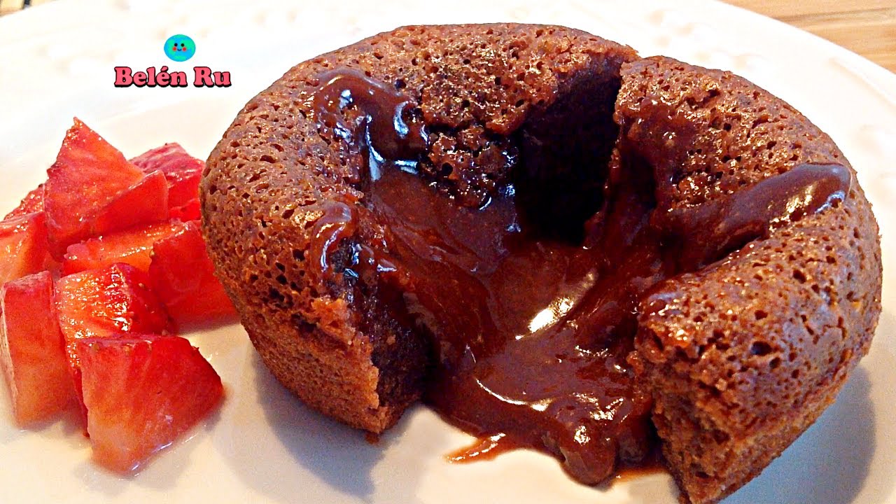 💚 RECETA COULANT o VOLCÁN de CHOCOLATE FÁCIL - PASTEL LAVA - POSTRE ...