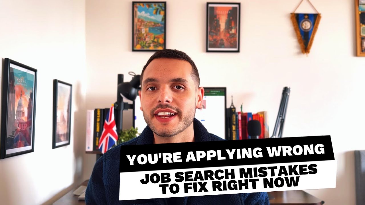 You're applying wrong! Job Search Mistakes to Fix Right Now - YouTube