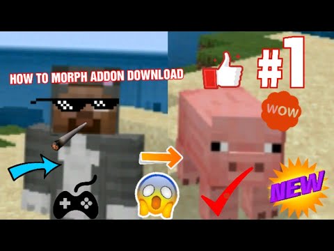 MINECRAFT MORPH addon download - YouTube
