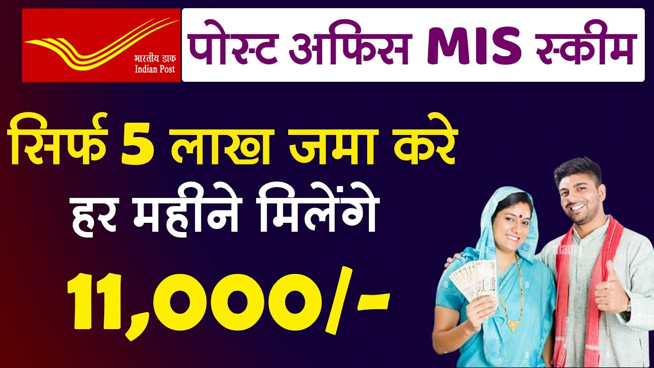 Post Office Monthly Income Scheme Interest Rates | MIS Scheme | Best ...