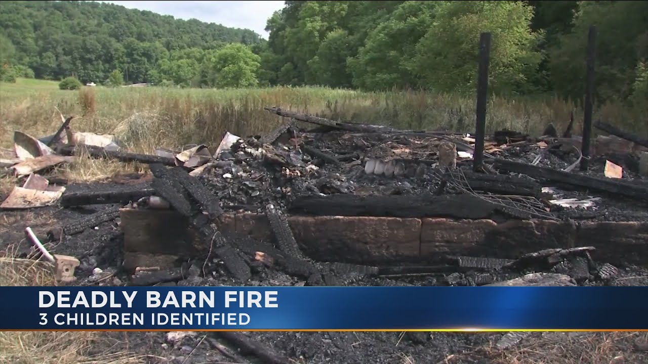 Three children killed in barn fire identified - YouTube