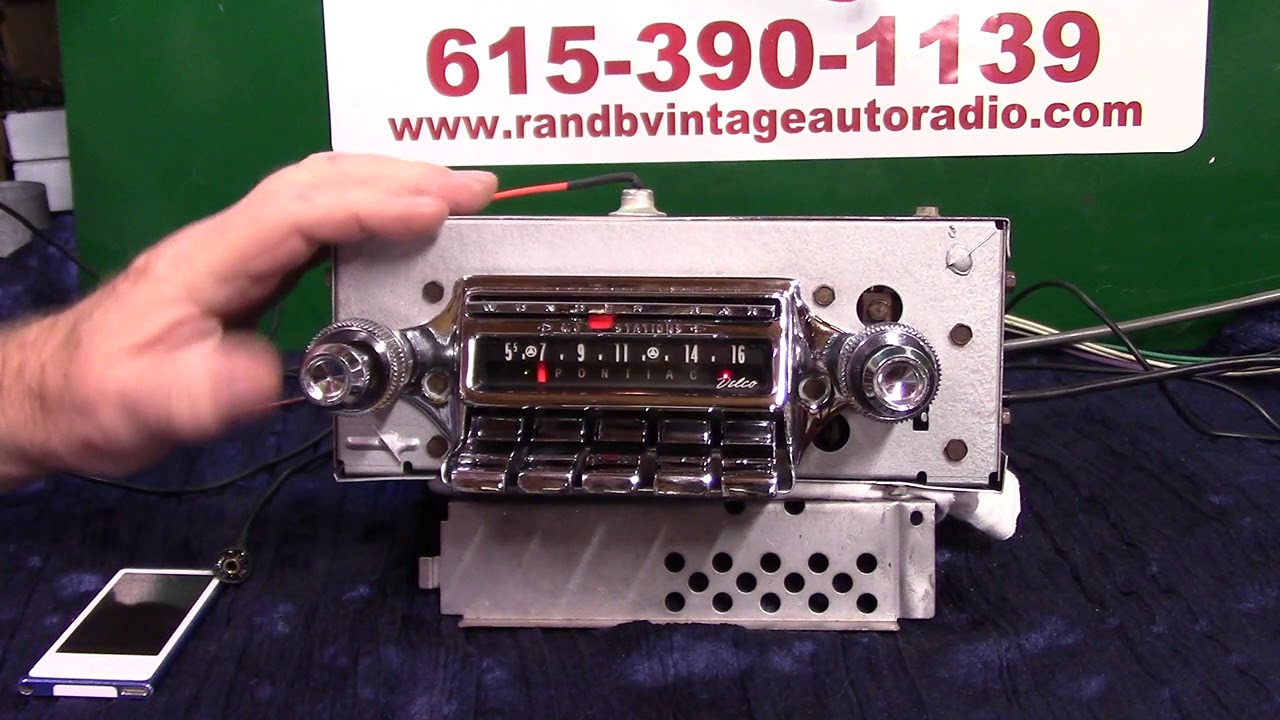 1962 Pontiac Bonneville original Wonder bar radio - YouTube