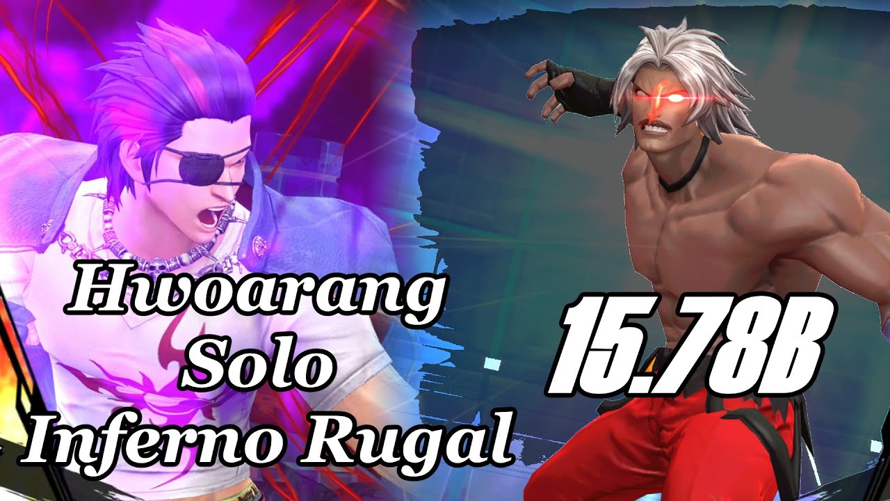 「KOF ALL STAR」Guild raid Inferno Rugal 6A Hwoarang Solo 15.78B - YouTube