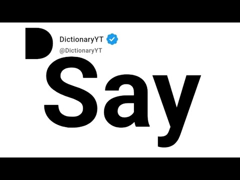 Say Meaning In Telugu - YouTube