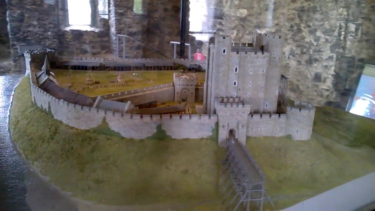 Model of Rochester Castle - YouTube