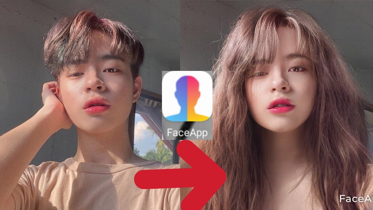 How to edit on Faceapp | easy | boy to girl - YouTube