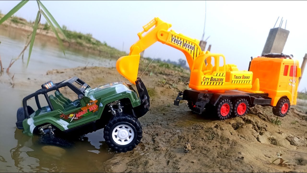 jcb helping cars, jcb wala cartoon - YouTube