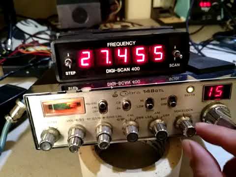 REDCO DIGI SCAN Cobra 148 GTL Pruebas despues de instalacion - YouTube