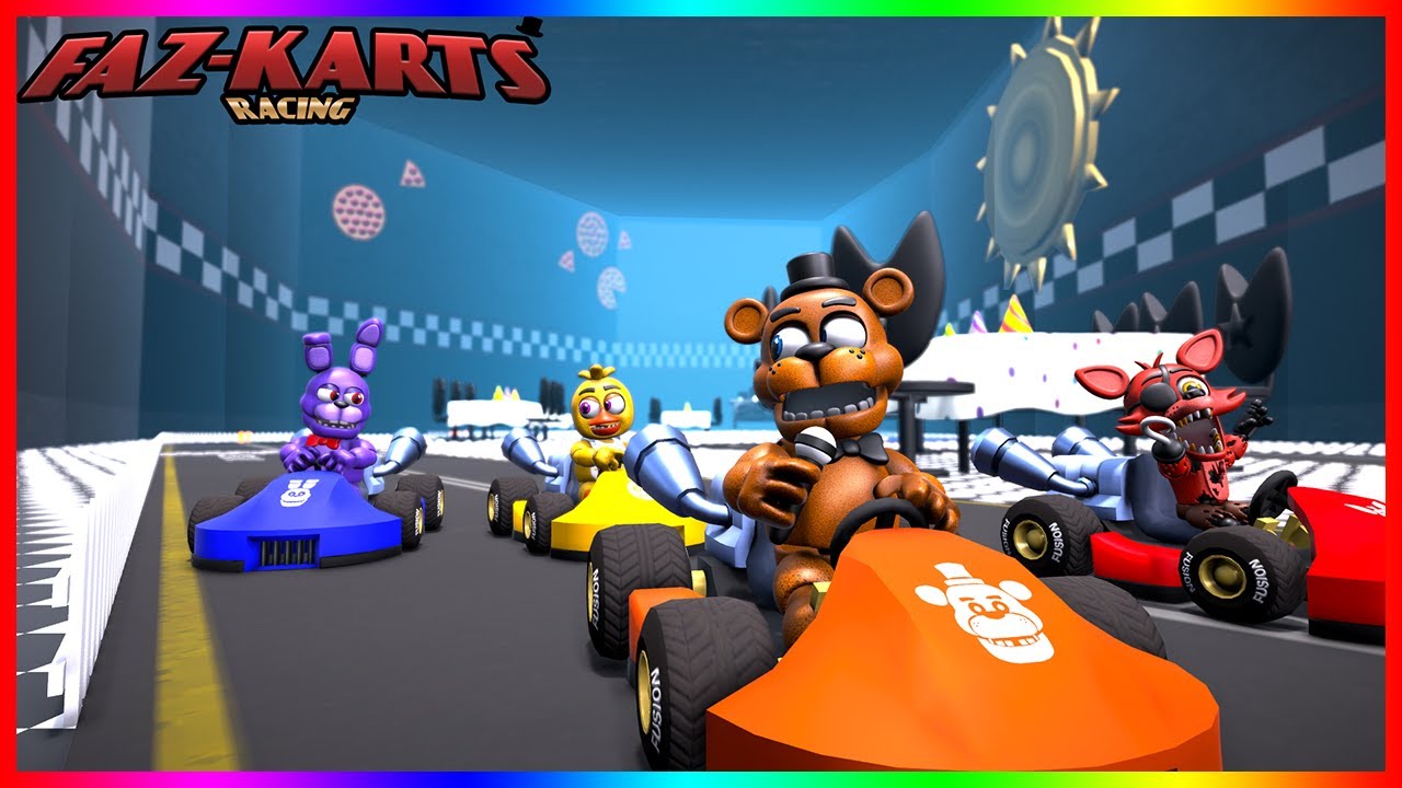 FNAF con el Team | Faz-Karts Racing - YouTube
