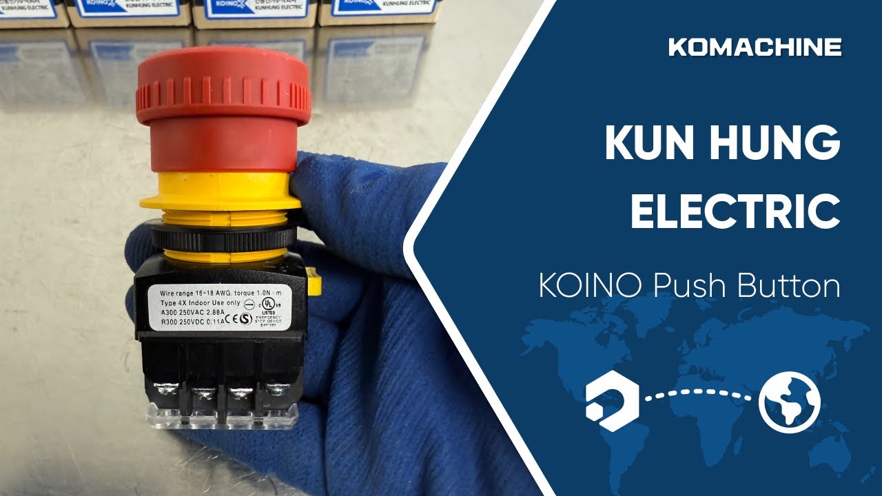 KUN HUNG ELECTRIC / KOINO Push Button (KH-KSEB-3043C13) / INV-06736 ...