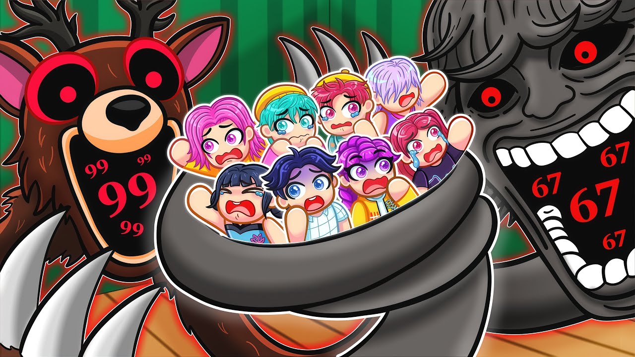 The 67 KID and the DEER CURSE Our BABY KPOP PLUSHIES in Roblox! | Kpop ...