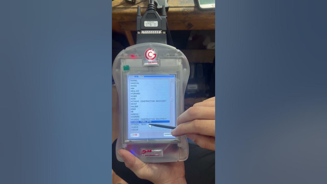 Identification Hyundai D6CF ECU Delphi ETC3 by New Genius | ECUTools Vietnam - YouTube