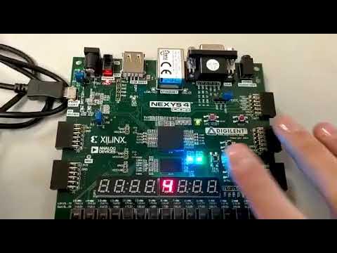 Elevator | VDHL | FPGA NEXYS4 DDR - YouTube