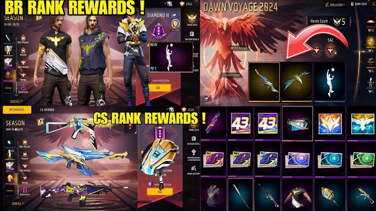 NEXT RANK SEASON REWARDS FREE FIRE | NEXT RANK TOKEN BUNDLE | NEXT RANK ...