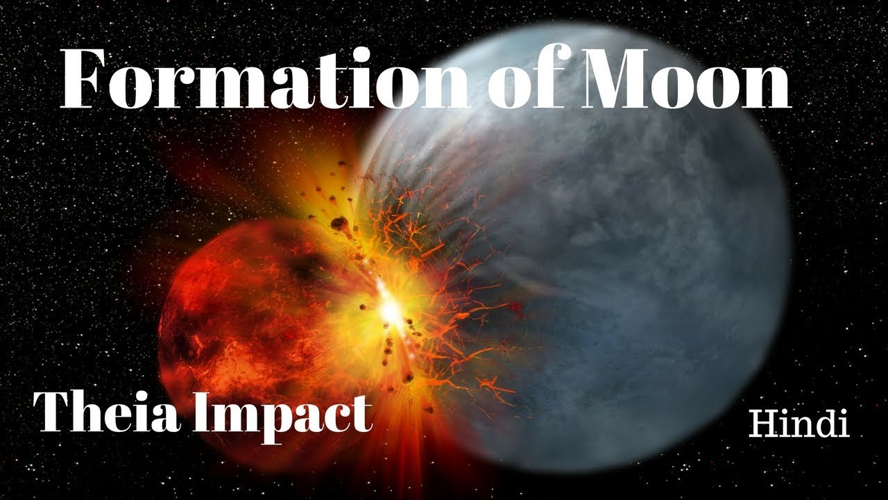 Formation of moon Hindi || Theia Impact - YouTube