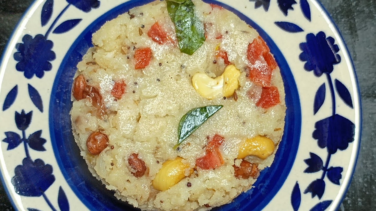 Perfect & tasty upma recipe with perfect nariyal chutney | उपमा बनाने ...