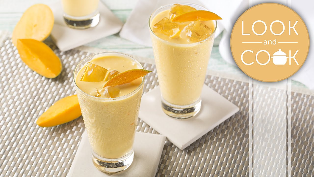 Mango Lassi Recipe - Look and Cook step by step recipes | How to cook ...