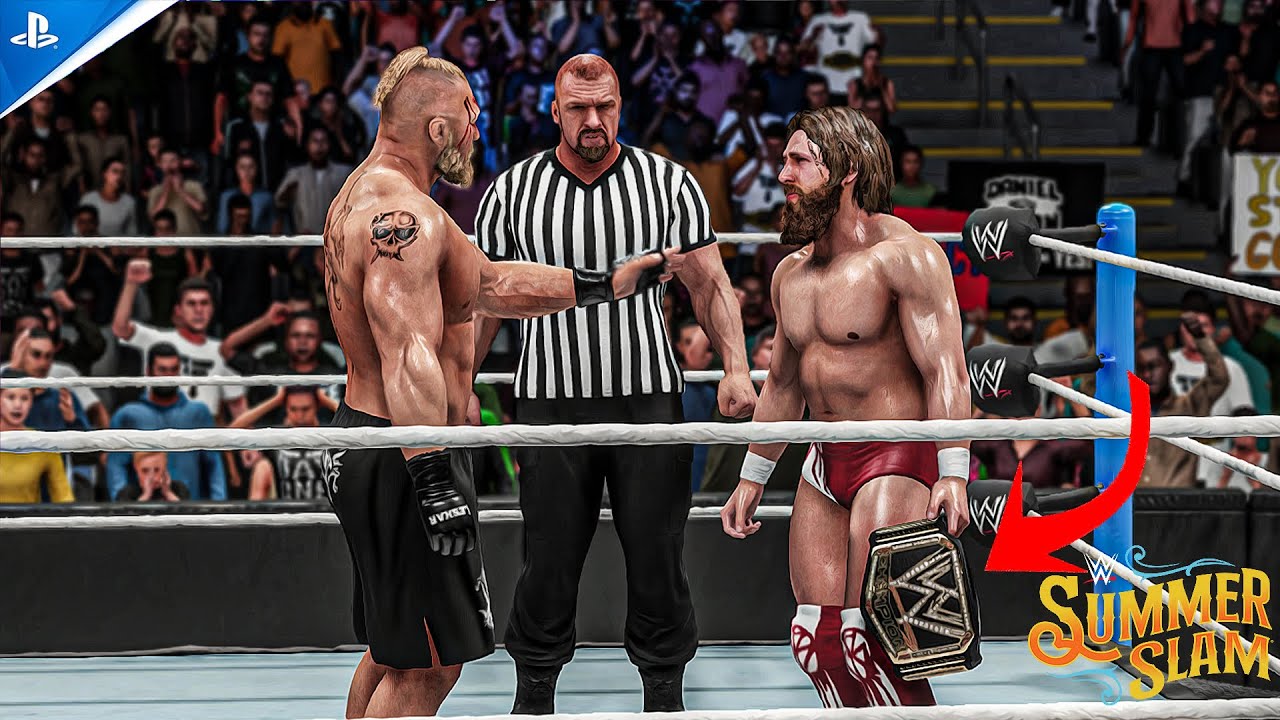 WHAT IF BROCK LESNAR FIGHT DANIEL BRYAN 2013 FOR WWE CHAMPIONSHIP MATCH ...
