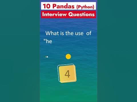 10 Pandas Interview Questions - Part 8 | Data Science Interview Questions | Python Pandas | FAQ ...