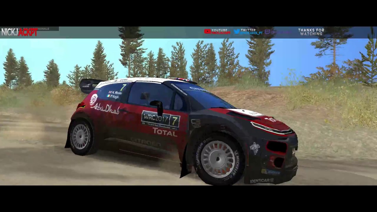 Richard Burns Rally Real Rally MOD 2017 Citroen C3 WRC 2017 - YouTube