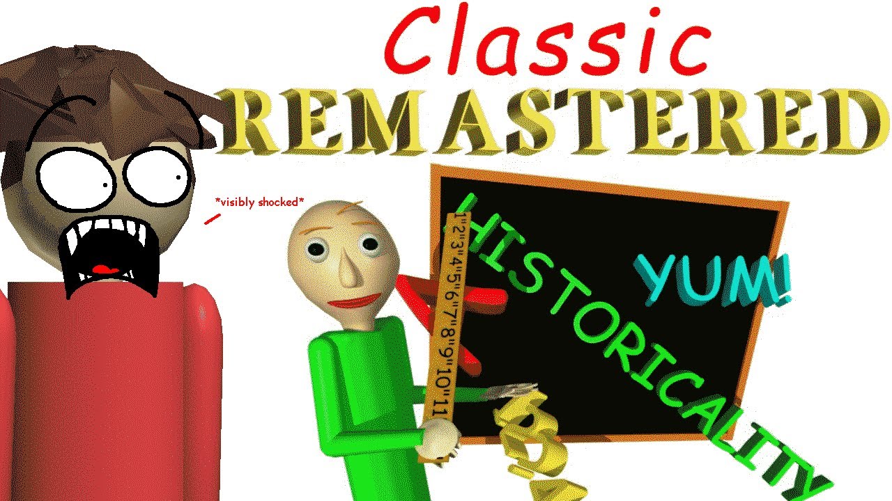 Baldi's Basics Classic Remastered Trailer Reaction - YouTube
