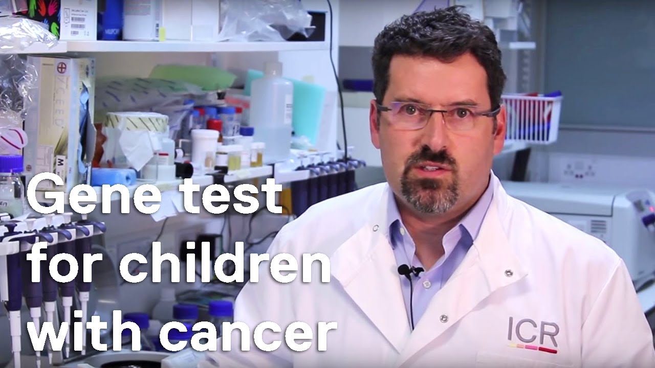 Children with cancer to get new gene test - YouTube