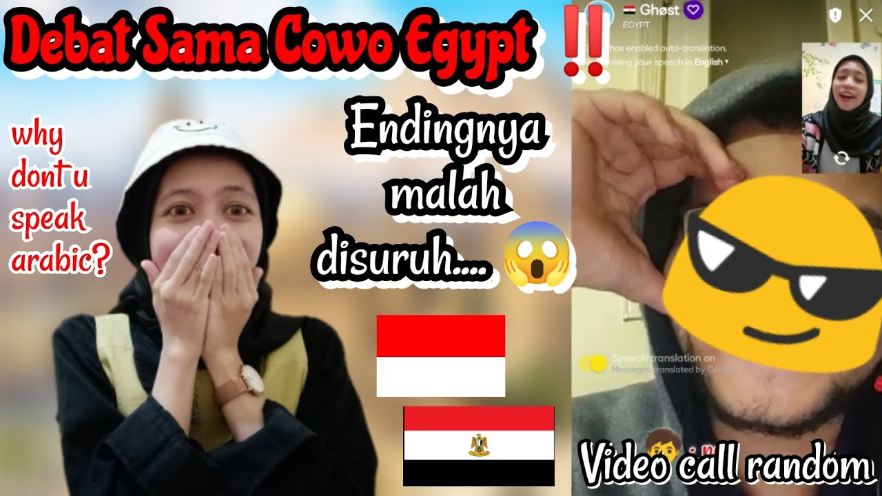 SERU BANGET‼️ DEBAT SAMA COWO EGYPT, EH ENDINGNYA MALAH DISURUH⁉️ ...
