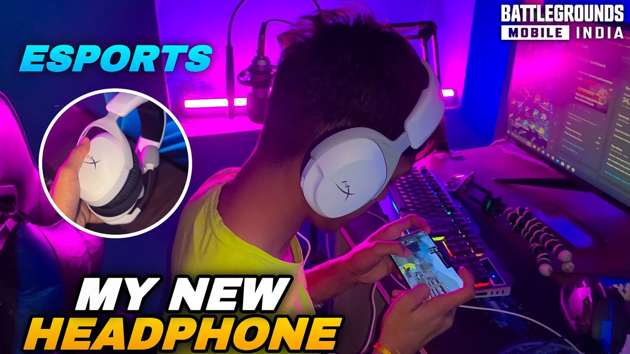 MY NEW 🔥HEADPHONES FOR BGMI COMPETITIVE 2024 | HYPER X CLOUD STRINGER 2 ...