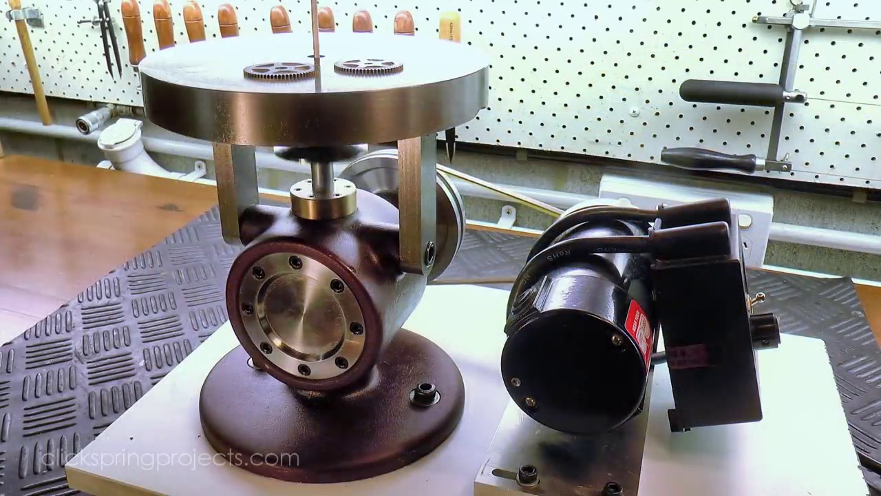 How To Make A Clock In The Home Machine Shop Part 16 Making The Motion ...