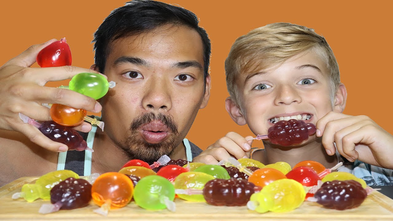 TIK TOK JELLO CHALLENGE - DAD VS SON - YouTube