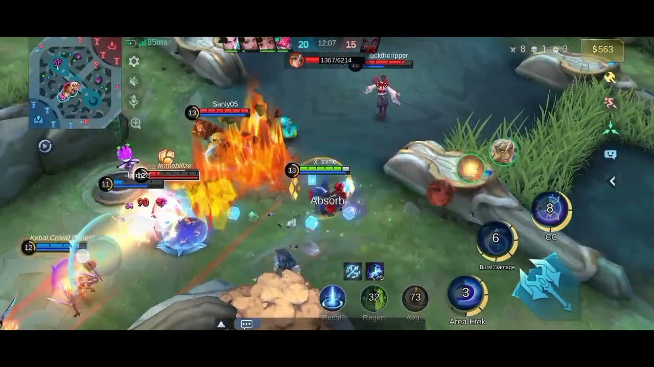 tutorial pake hero cyclops (mobile legend) - YouTube