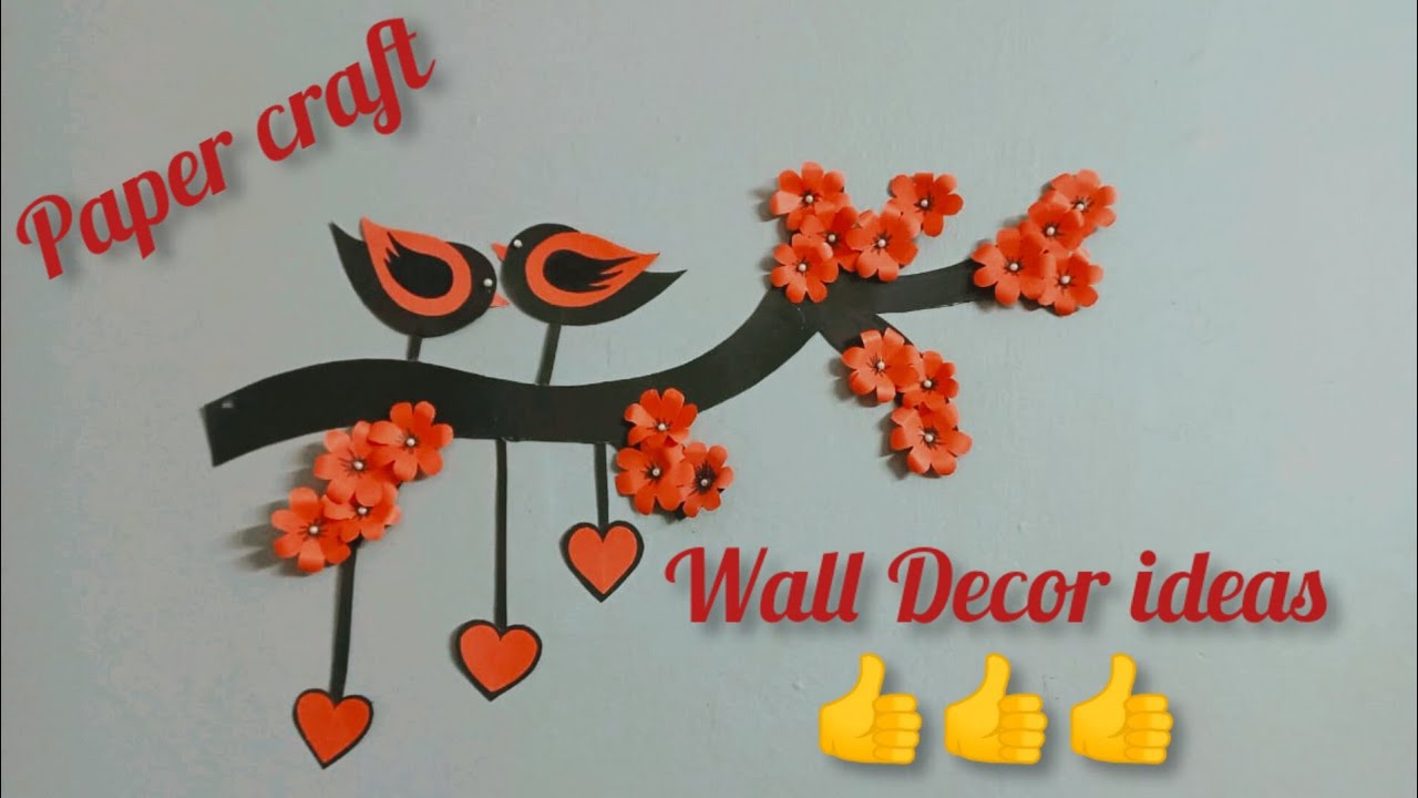 DIY paper craft | Wall Decoration ideas | simple and Easy - YouTube