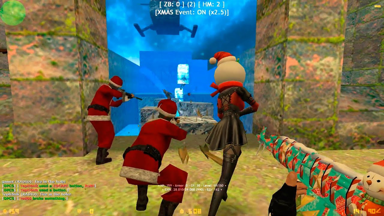 Counter-Strike 1.6: Dark Professional | Zombie Escape [MajorXMAS+CSO ...