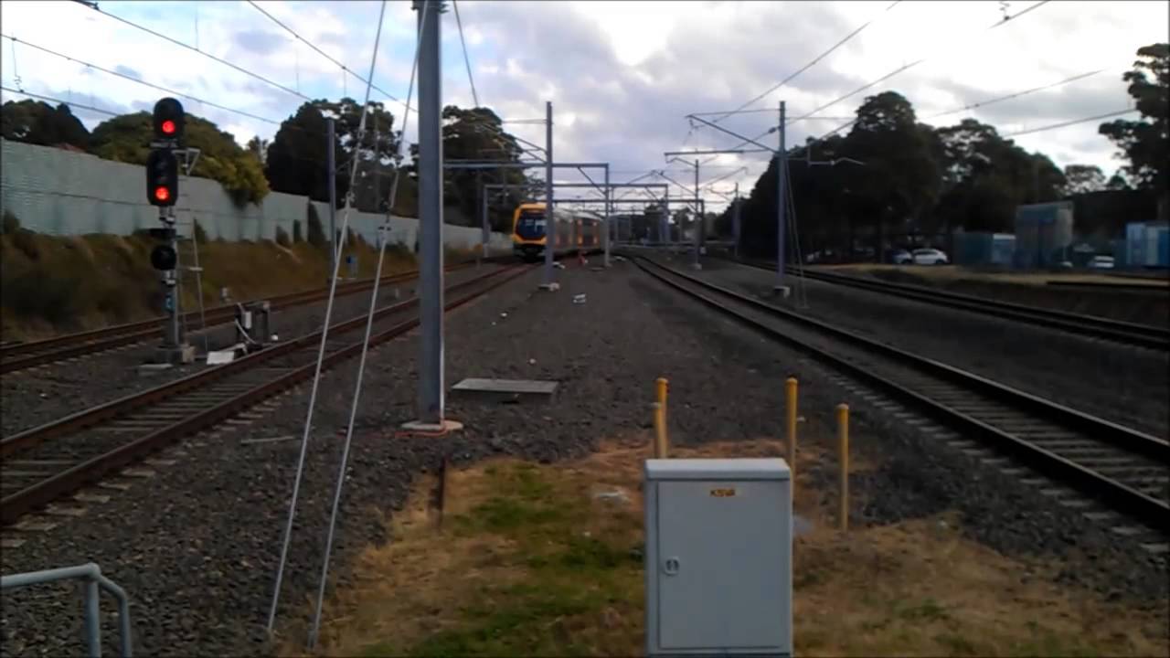 Sydney Trains Millennium M-Set Train Terminates at Kingsgrove Railway ...