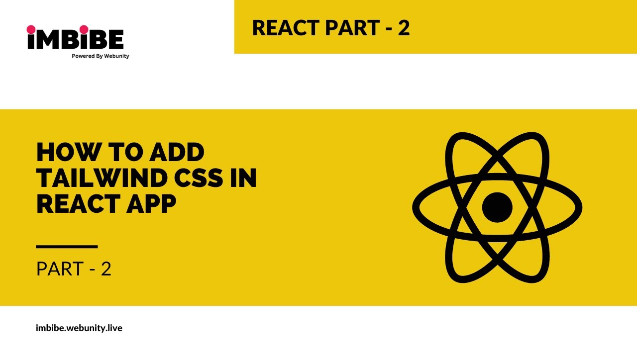 How To Add Tailwind Css In React App Add Tailwind In React Imbibe