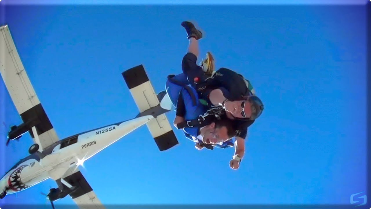 BROVENTURES: SKYDIVING OUT OF SHARKS! - YouTube