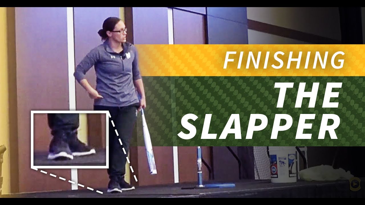 Softball philosophy on finishing as a slapper - YouTube