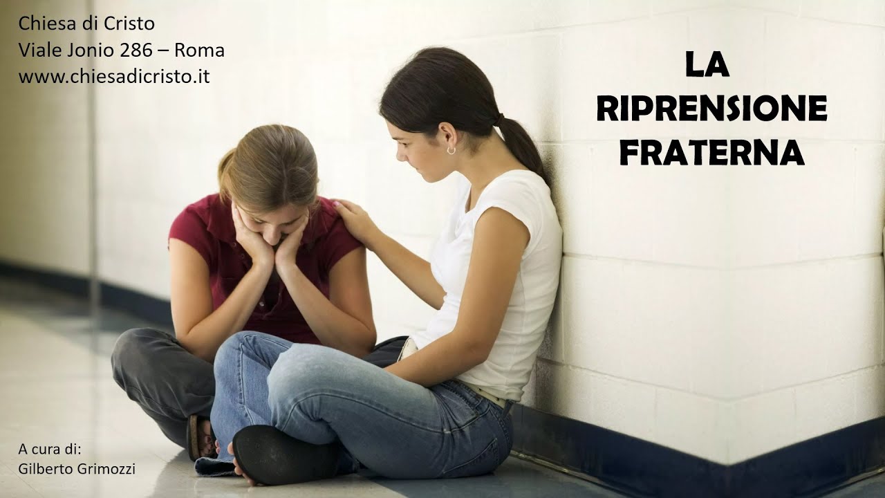 La Riprensione Fraterna - 1° Incontro - YouTube