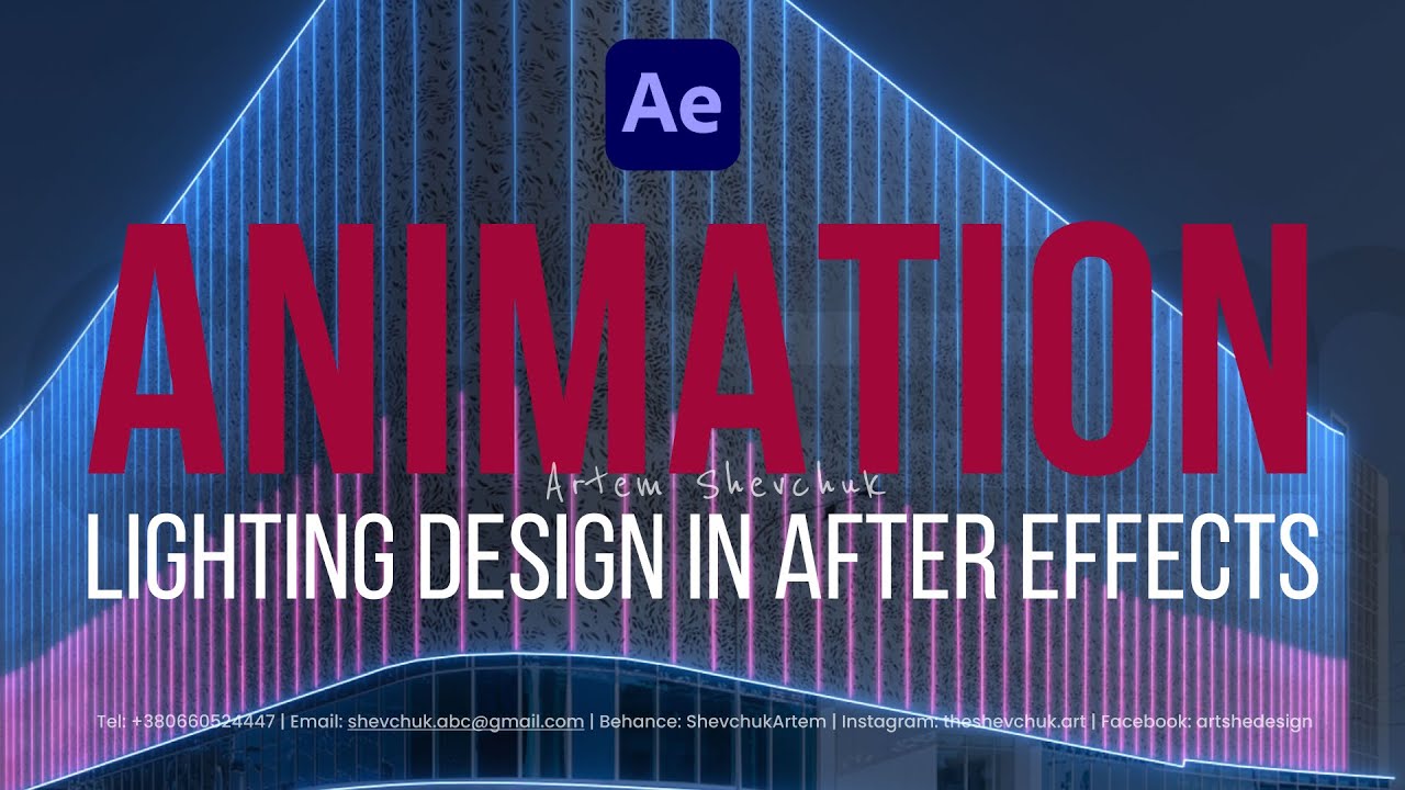 ANIMATION LIGHTING CONCEPT | SKYBAR | After Effects - YouTube