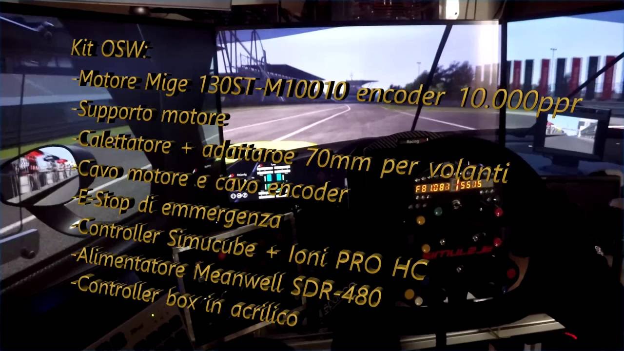 OSW WHEEL test_Mige 130ST-M10010 encoder 10.000ppr_Assetto corsa - YouTube