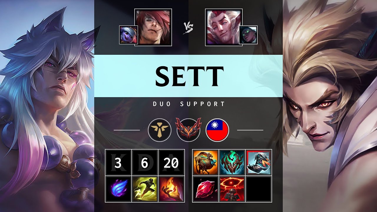 Sett Support vs Rakan - TW Grandmaster Patch 25.14 - YouTube