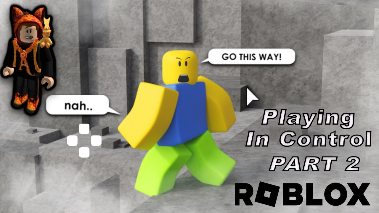 BEATING THE FIRST MOUNTAIN!!! | PLAYING ROBLOX IN CONTROL PART 2! - YouTube