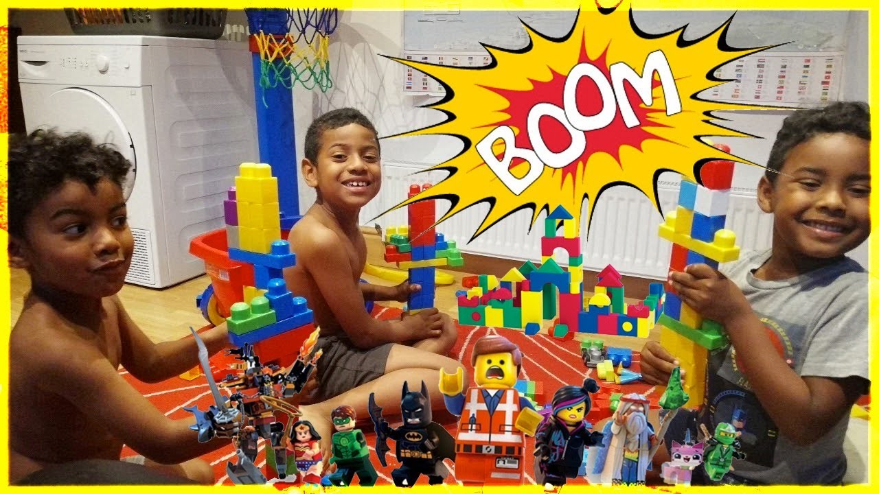 Color Toy Building Blocks Pretend Play Fun With my Brothers - YouTube