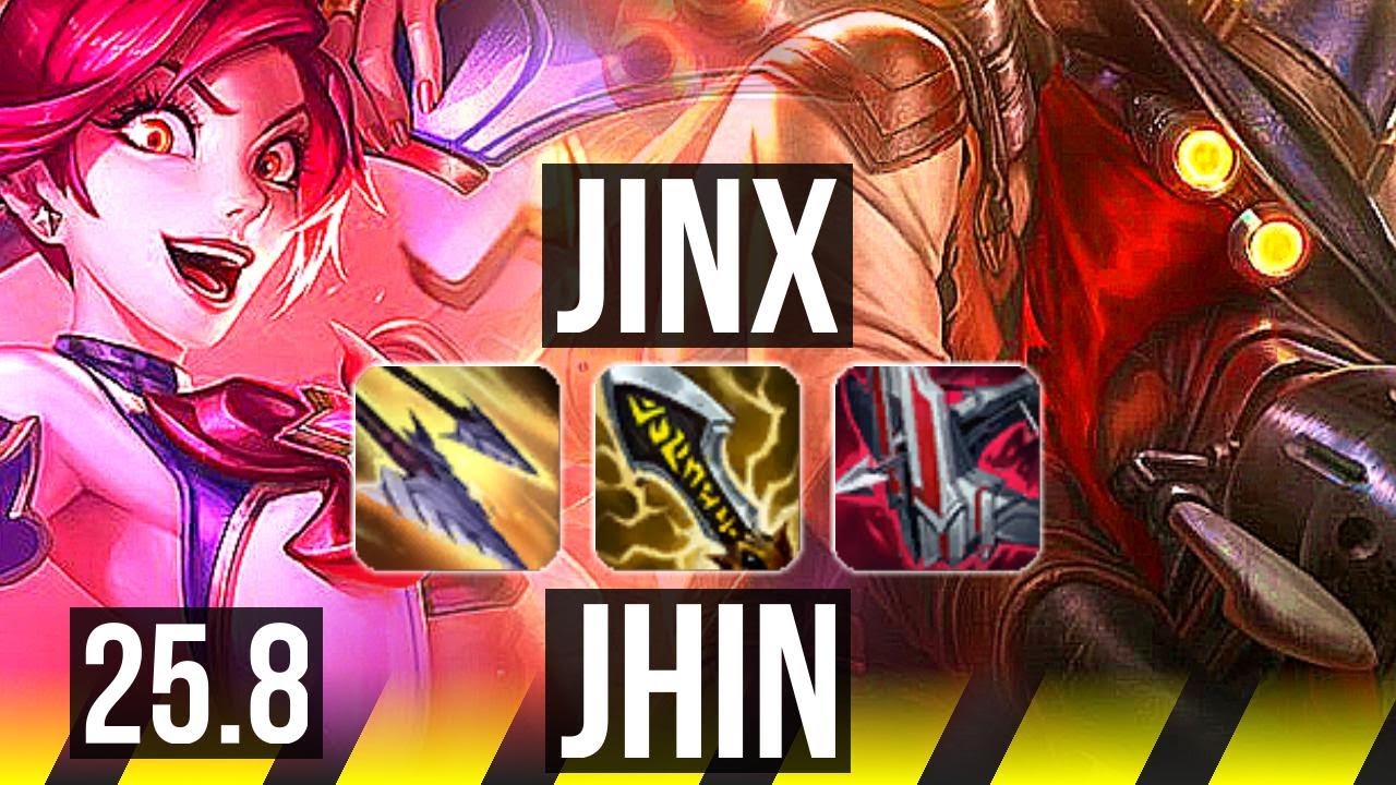 JINX & Thresh vs JHIN & Poppy (ADC) | Legendary, 11/3/6, 500+ games ...