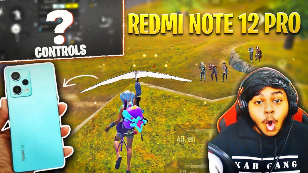 Redmi Note 12 Pro Pubg Controls 2024 🔥 | 4 Finger Full Gyroscope | PUBG ...