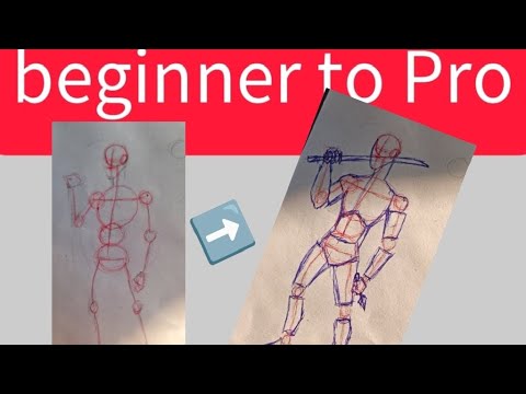 How to draw full body full method beginners to Pro#Faraz a2z - YouTube