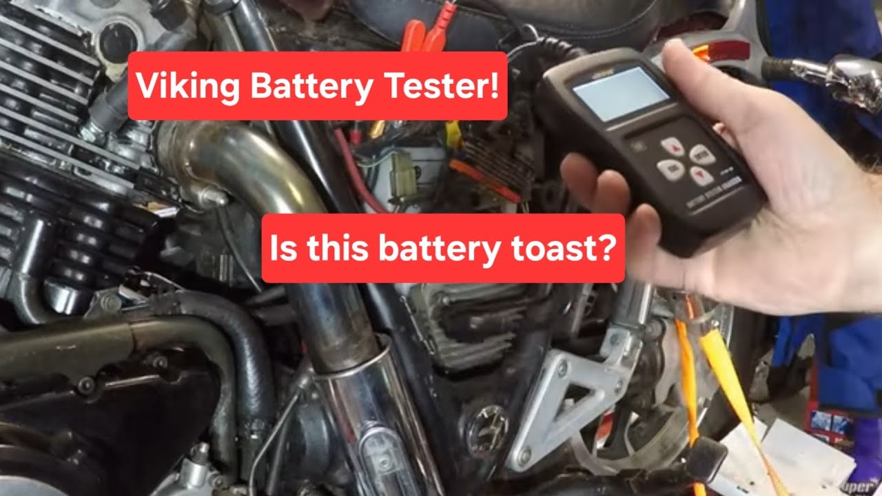 Using the VIKING12V Digital Battery and System Tester on the 83 Shadow ...
