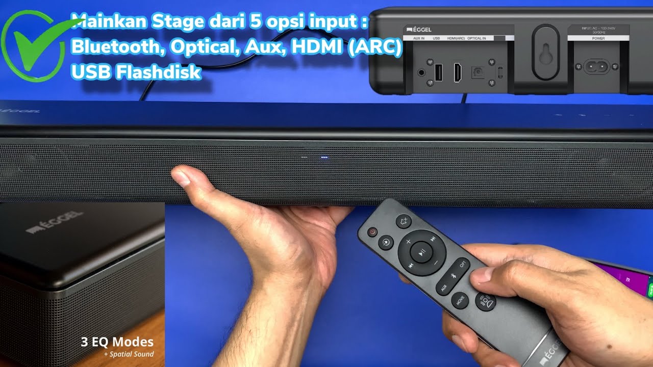 Eggel 🔥 Stage SoundBar / Sound Bar with Built-In Woofer 🔥 Unboxing ...